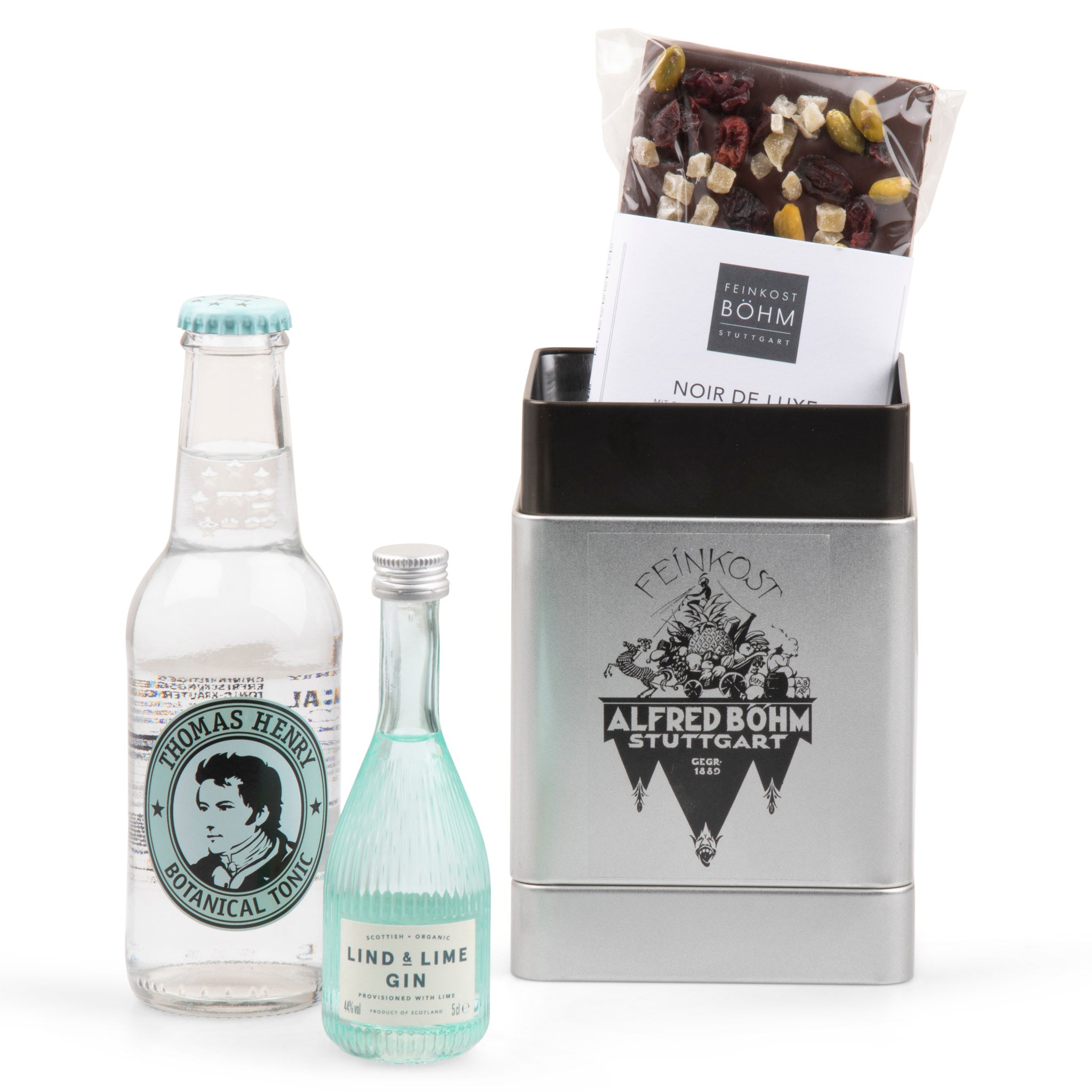 Geschenkdose GIN TONIC TO GO – Feinkost Böhm